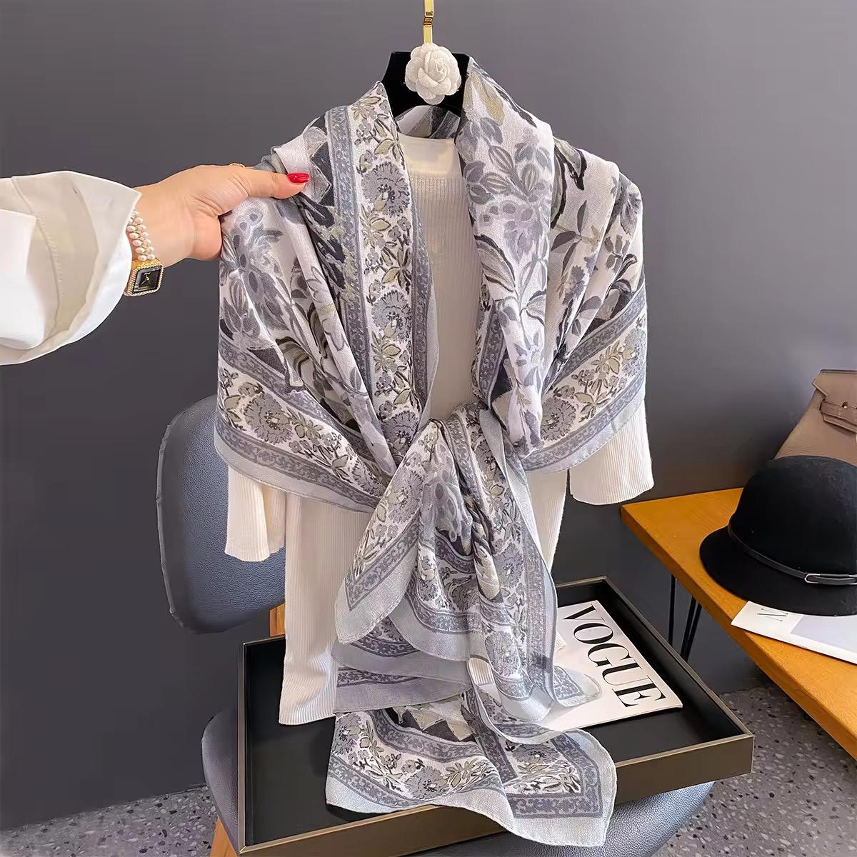 Viscose Printed Scarf – HIJAB CURL